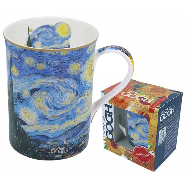 Promaster Gifts Carmani CR-830-2310 12 Oz Mug (350 Ml.) "The Starry Night" Van Gogh, Souvenir ...